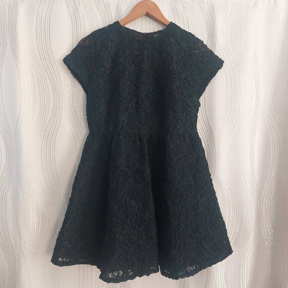 Disturbia | Dresses | Disturbia Black Lace Skater Dress 6 Goth Retro ...